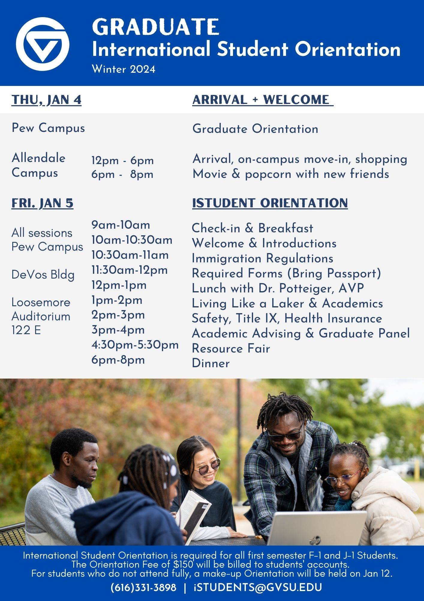 Orientation - International Students - Grand Valley State University